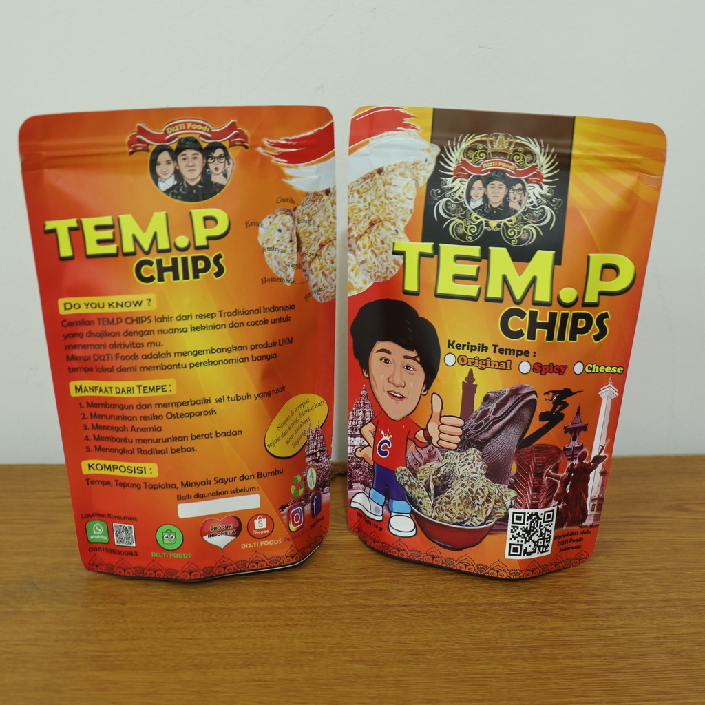 Jual TEM.P CHIPS (KERIPIK TEMPE) | Shopee Indonesia