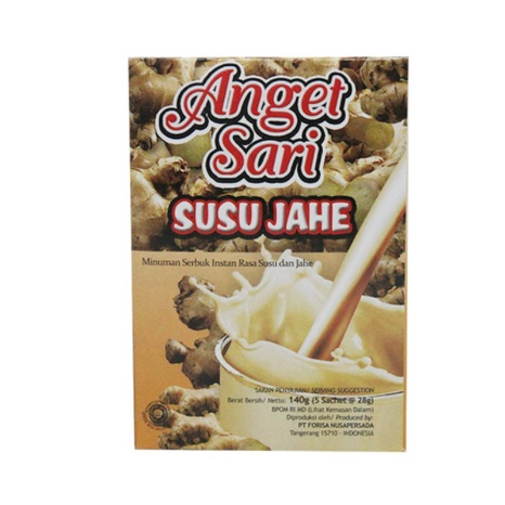 Jual ANGET SARI 28 GRAM WEDANG JAHE SUSU JERUK NIPIS 30 GR 27.5 SACHET ...