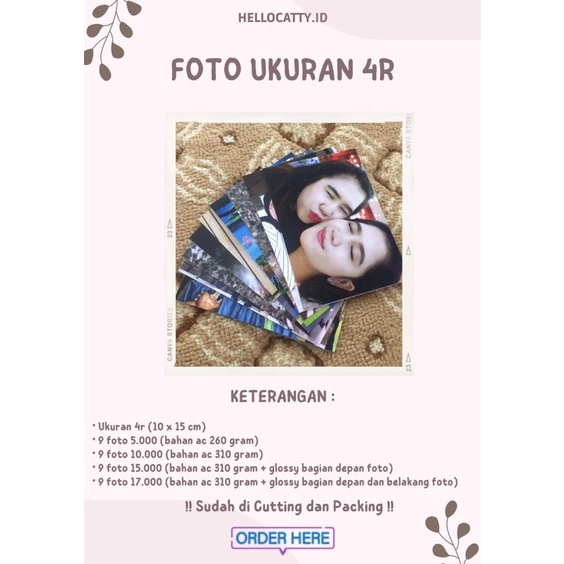 Jual Cetak Foto Ukuran 4r (9 Foto) | Shopee Indonesia