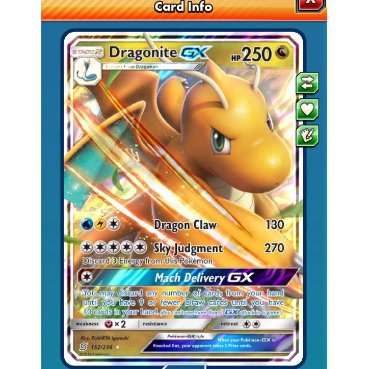 Jual Dragonite GX Pokemon TCG Online Card | Shopee Indonesia
