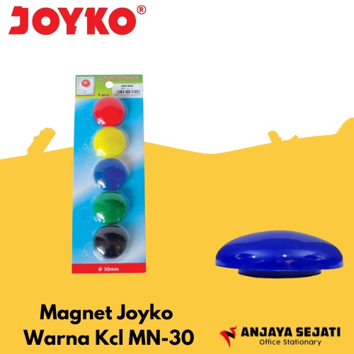 Jual Magnet Joyko Warna Kcl MN-30 | Perset (isi 5pcs) | Shopee Indonesia
