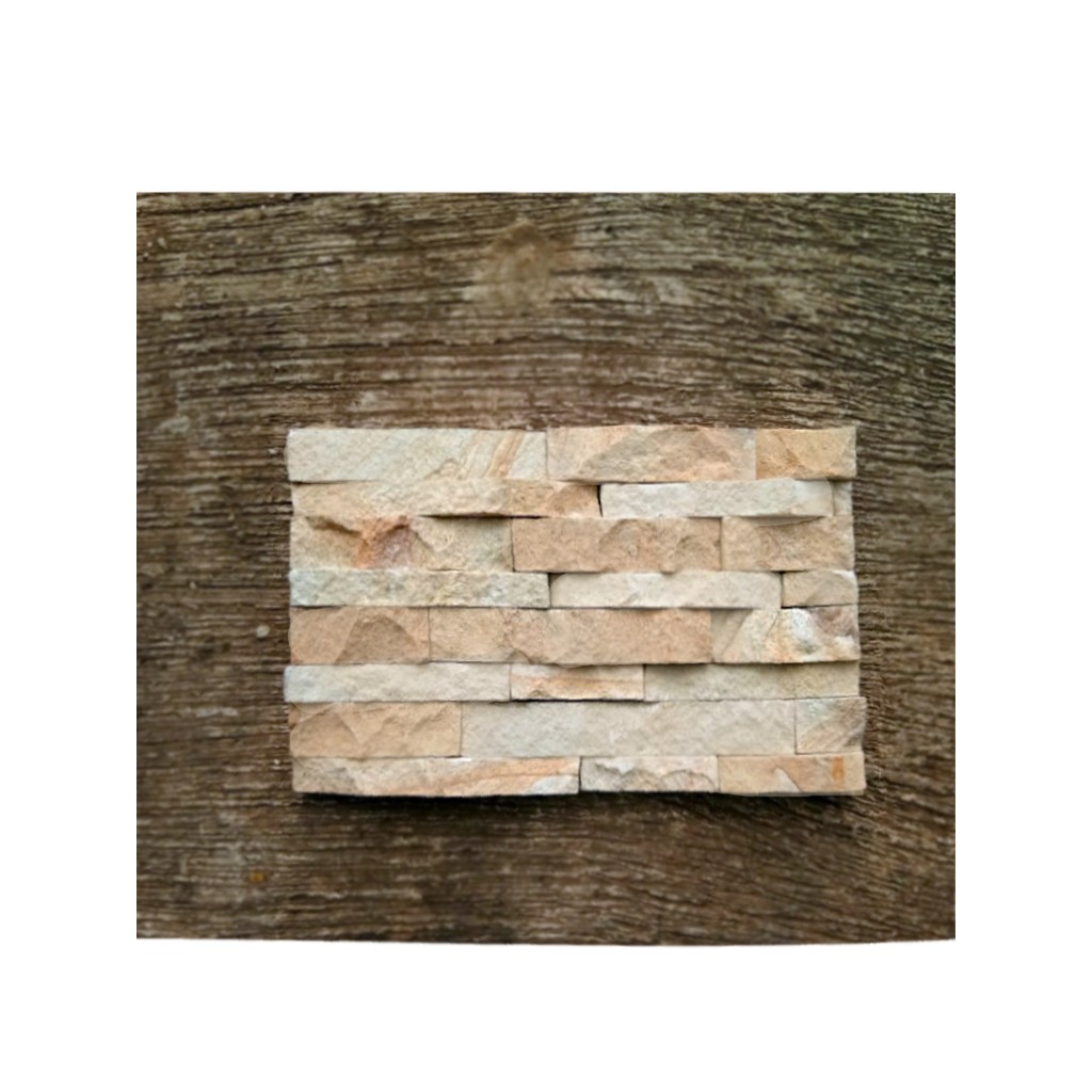 Jual BATU ALAM WALL CLADING MOZAIK 20x40 cm | Shopee Indonesia