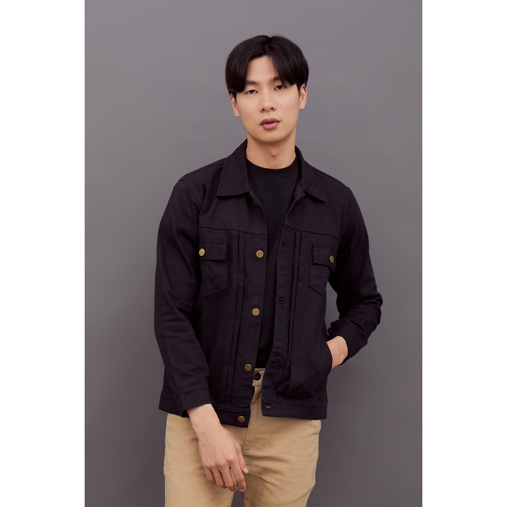 Jual Jaket Pria Trucker Lucas Black | Shopee Indonesia