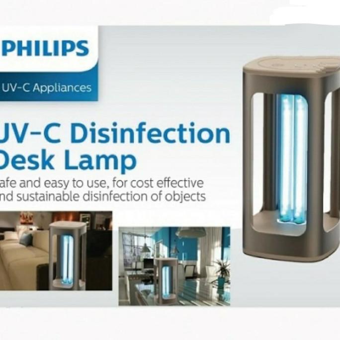 Jual Lampu Sterilizer Ruangan/ UV-C Disinfection desk Lamp Philips | Shopee Indonesia