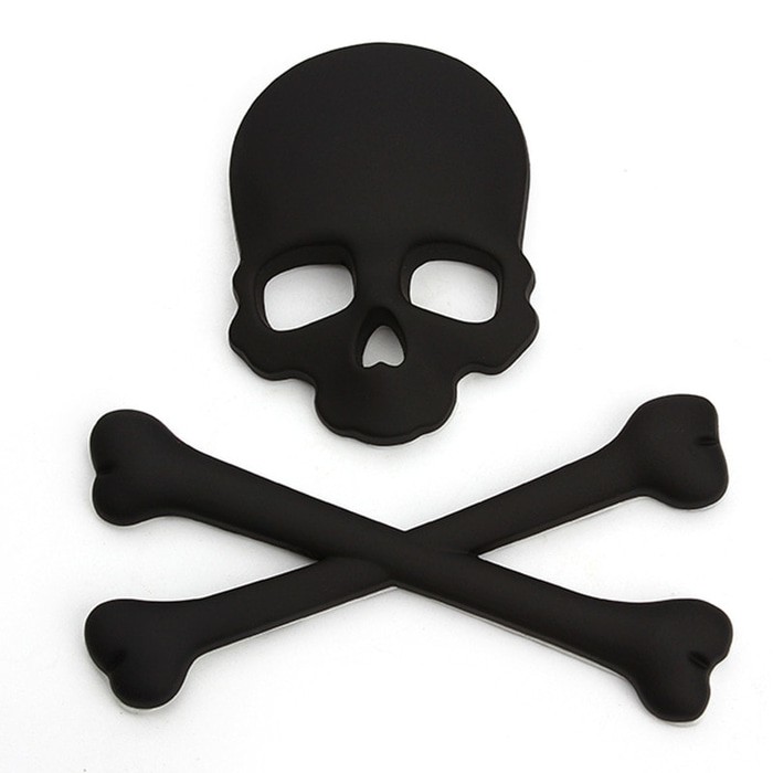 Jual Sticker Mobil 3D Skull / Tengkorak Emblem Keren dan unik | Shopee ...
