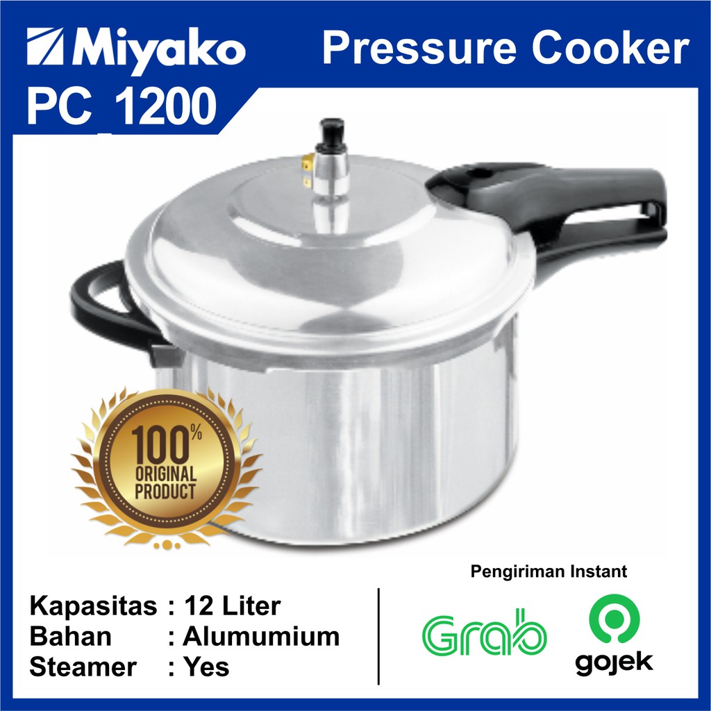Jual Pressure Cooker Miyako PC-1200 Kapasitas 12 Liter | Shopee Indonesia