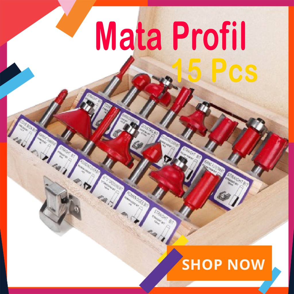 Jual MATA PROFIL / MATA PROFIL KAYU / MATA ROUTER / MATA TRIMMER / MATA ...
