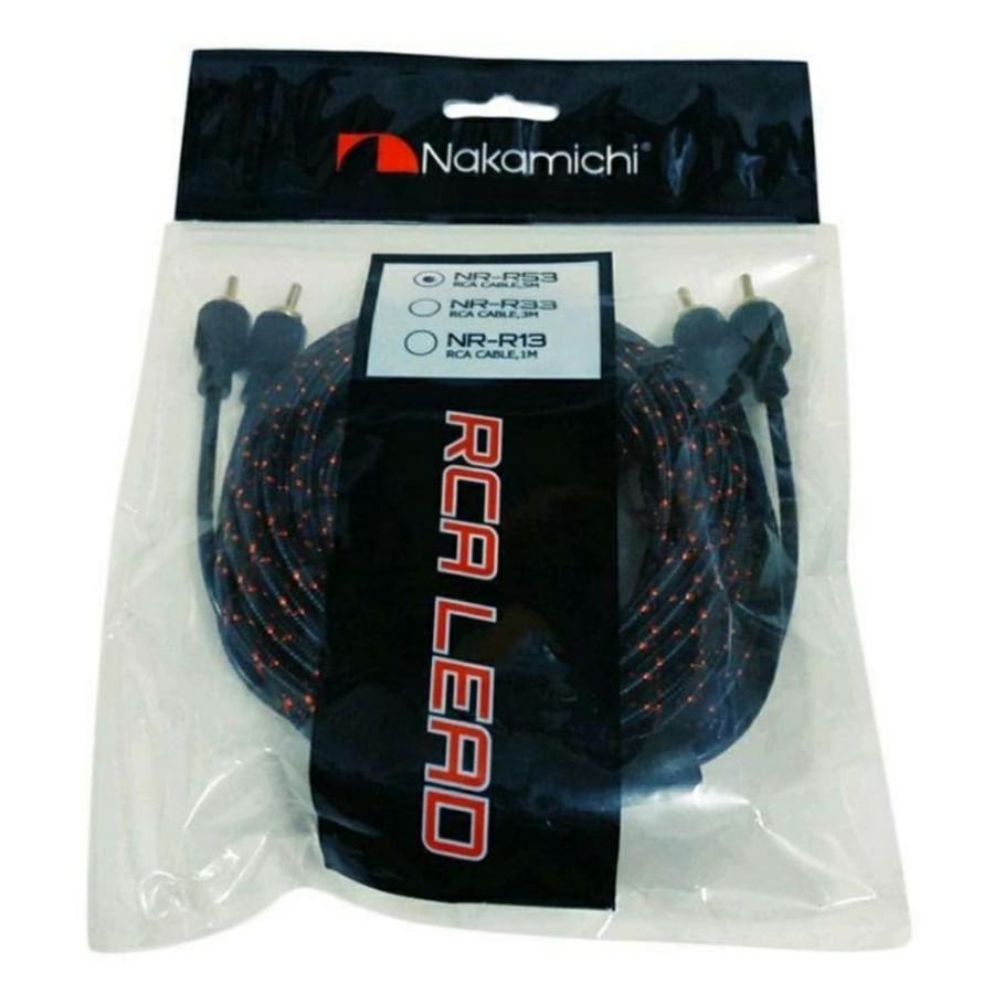 Jual Kabel RCA Nakamichi 5 Meter NR-R53 Kabel Audio Mobil Original ...