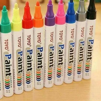 Jual 3.3 Brand Spidol ART KACA WATERPROOF Anti Air Warna-warni Permanen ...