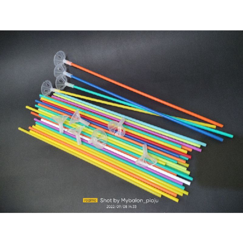 Jual [20pcs] STIK BALON/GAGANG BALON/ TANGKAI BALON | Shopee Indonesia