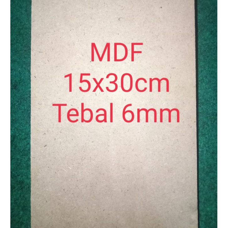 Jual Papan Mdf 6mm ukuran 15x30cm dan 15x25cm | Shopee Indonesia