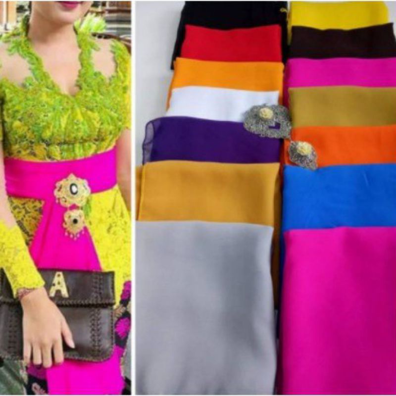 Jual Selendang polos 2,4m.sifon hycon/selendang bali/BACA TELITI ...