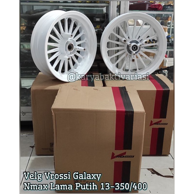 Jual Velg Vrossi Venom Galaxy Nmax Lama Dan NMax Baru 13-350/400 White ...