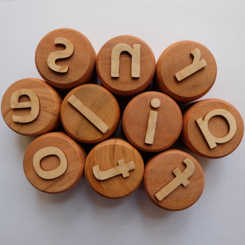 Jual Custom Wooden Playdough Stamp untuk Mainan Sensory & Edukasi Anak ...