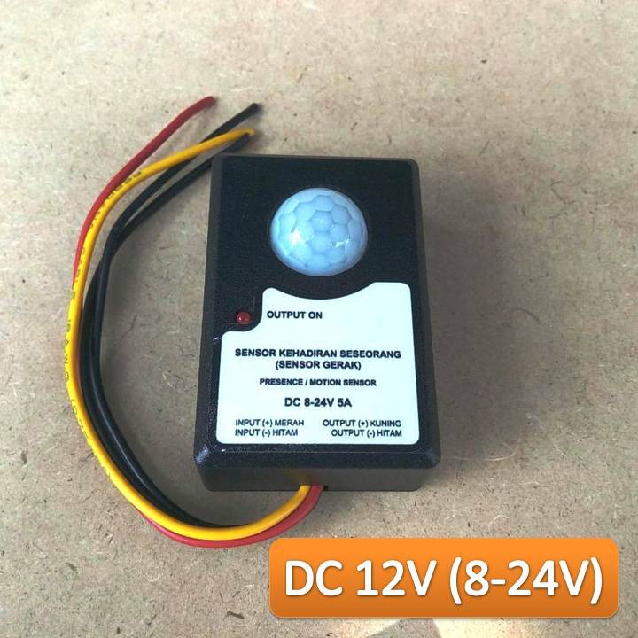 Jual Saklar Sensor Gerak Dc 12v 8 24v Otomatis Human Pir Sensor