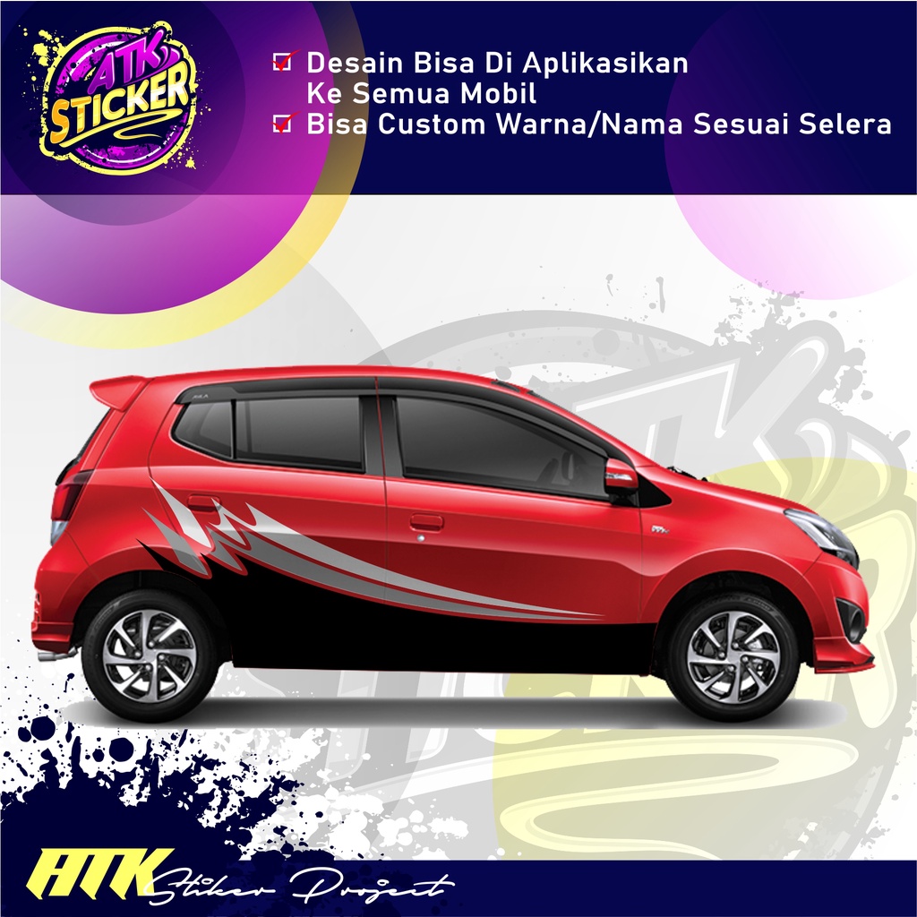Jual DECAL STIKER CUTING STRIPING MOBIL CUSTOM Toyota RUSH TERIOS ...