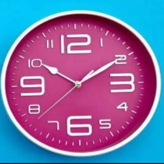 Jual Jam dinding pink (FB) | Shopee Indonesia