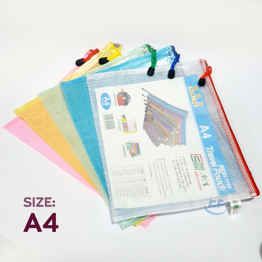 Jual Map Folder Dokumen A4- jaring transparan (bahan tebal) | Shopee ...