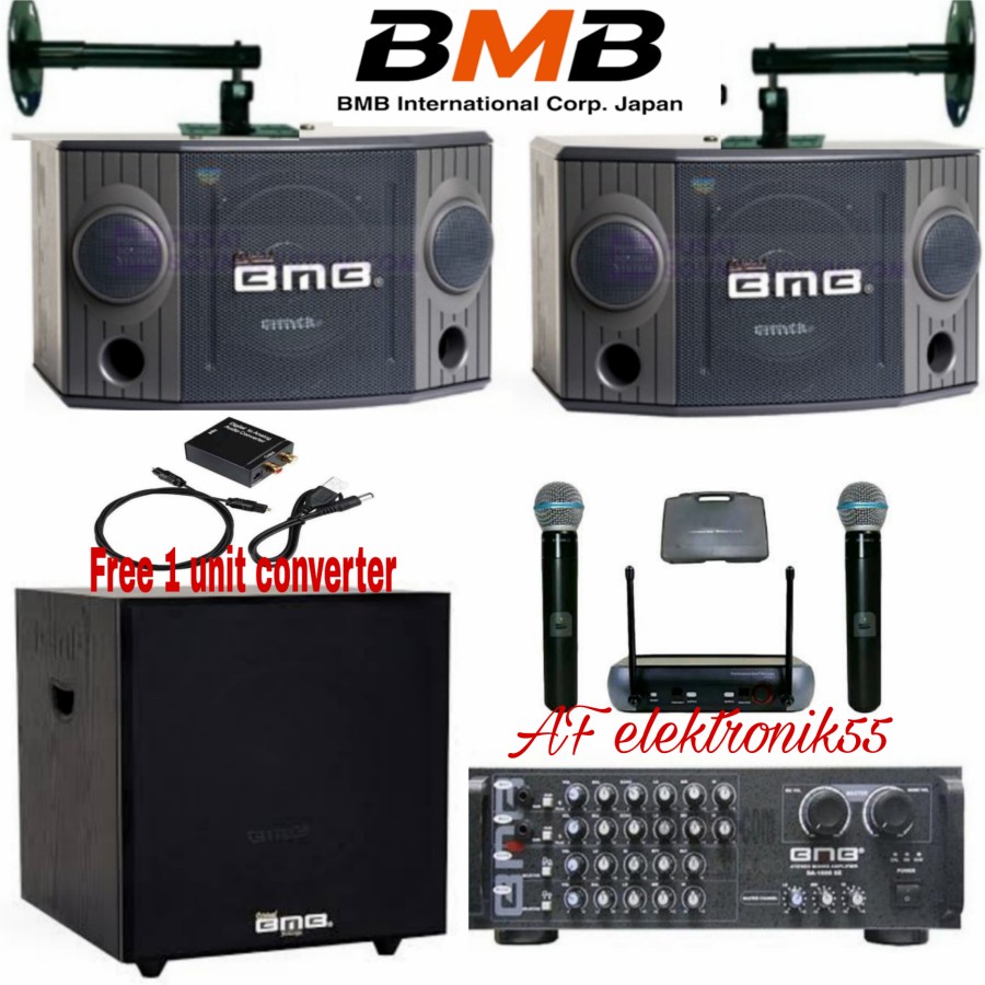 Jual Paket Karaoke Full BMB Speaker 8 Inch + Subwofer 12 Inch Original ...