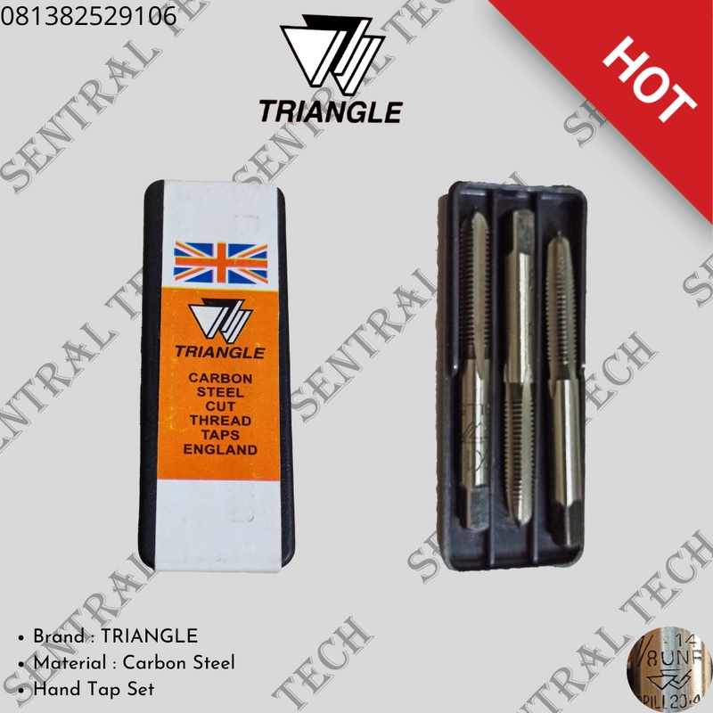 Jual HANDTAP TRIANGLE / HAND TAP TRIANGLE M4 X 0.7 | Shopee Indonesia