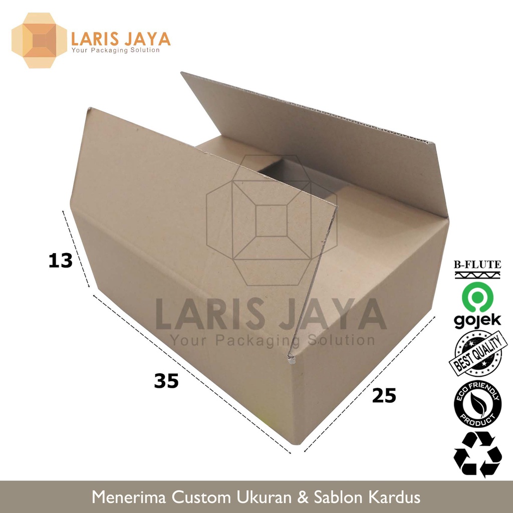Jual Kardus / Box / Karton / Kotak Packing Sepatu - 35 x 25 x 13 cm ...