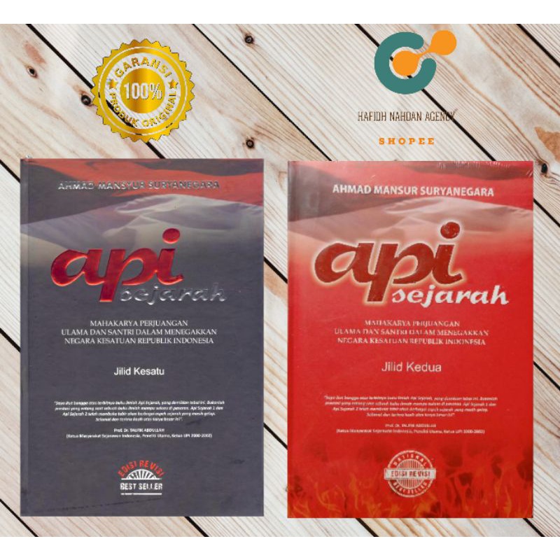 Jual Api Sejarah 1 & 2 100% Original karya Ahmad Mansur Suryanegara ...