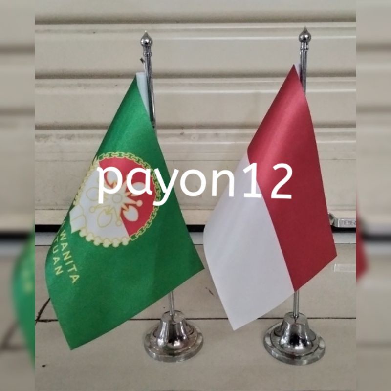 Jual bendera meja darma wanita dan tiang stenlis meja | Shopee Indonesia