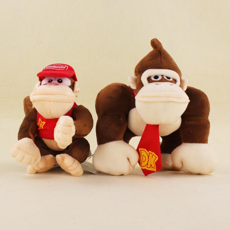 Jual 14-19cm Two Styles Super Mario Bros Monkey Donkey Kong and Diddy ...