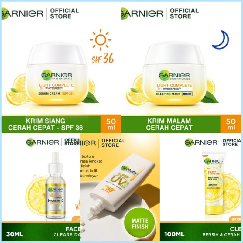 Jual Garnier Light Complete Garnier Bright Complete Full Garnier Acne ...