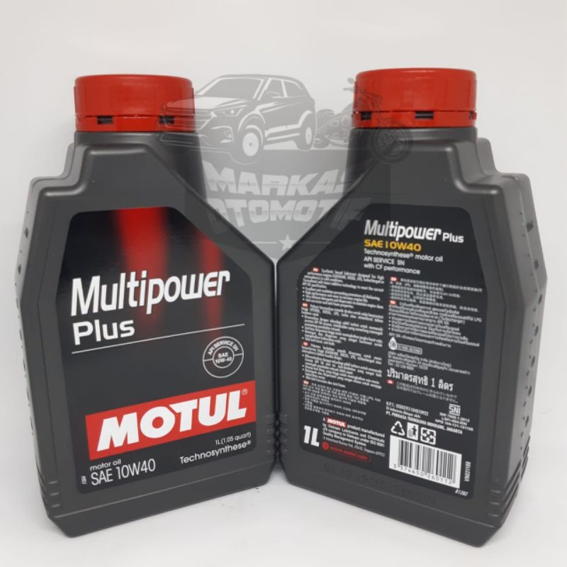 Jual MOTUL MULTIPOWER PLUS 10W40 1L/100% ORIGINAL/OLI MESIN MOBIL ...
