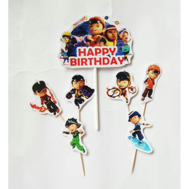 Jual topper toper cake hiasan kue ulang tahun satu set karakter ...