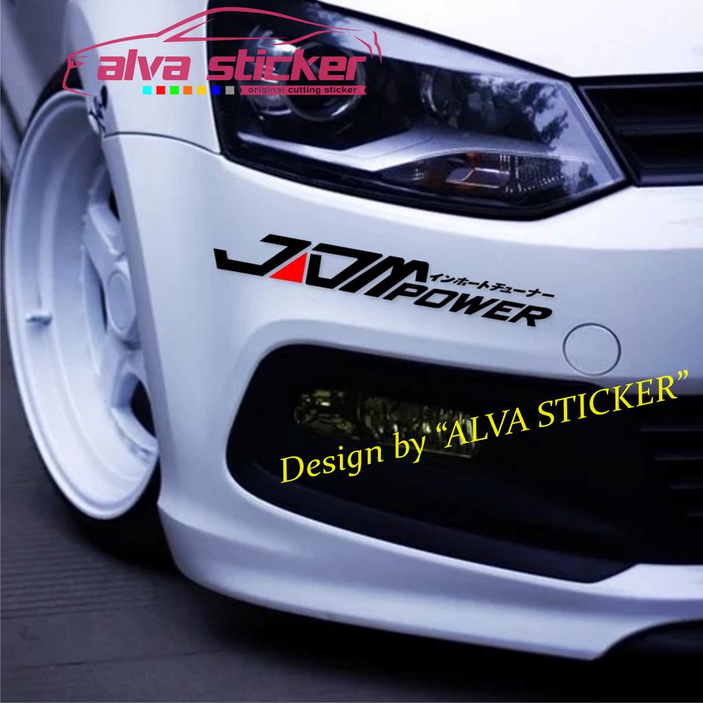 Jual Sticker Stiker Jdm Style Stiker Mobil Jdm Power Kanji Universal