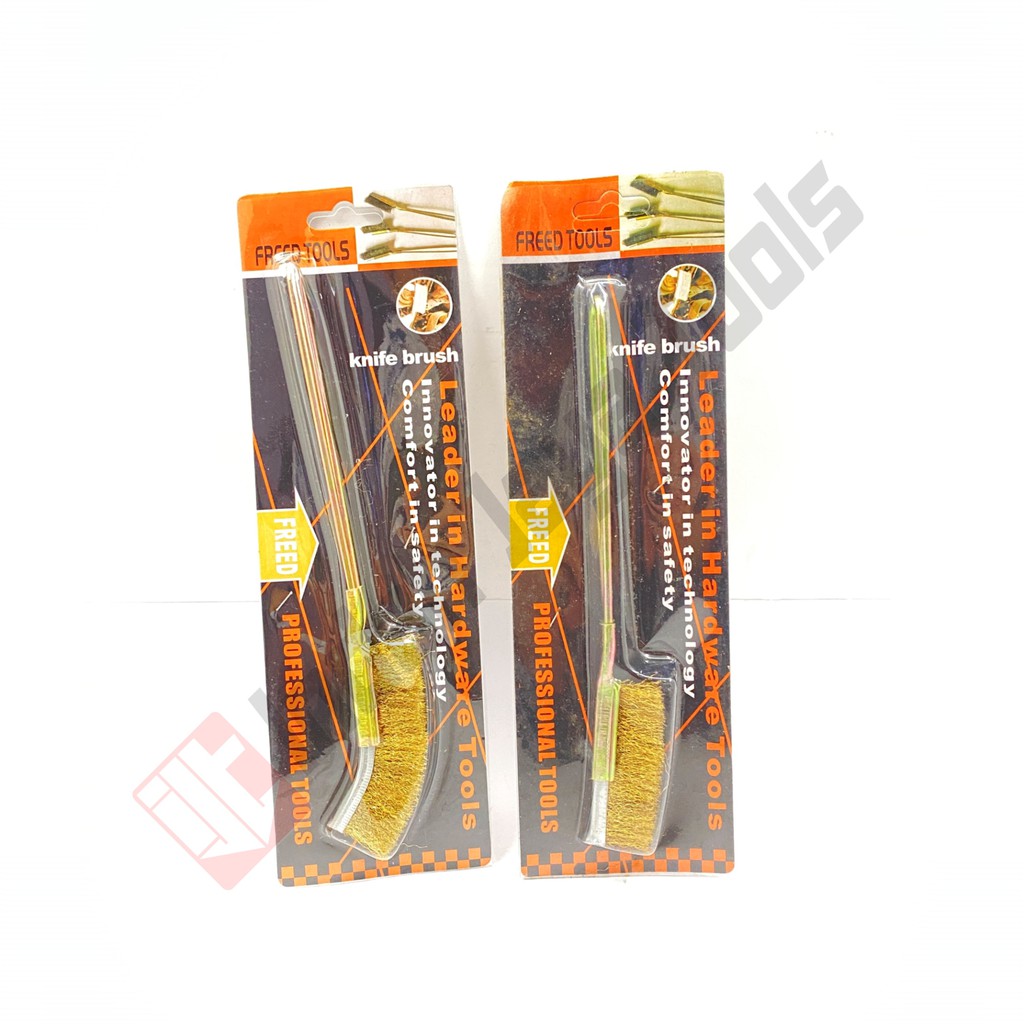Jual FREED TOOLS MODEL GAGANG Sikat Kawat Kuningan Besi Lurus Bengkok ...