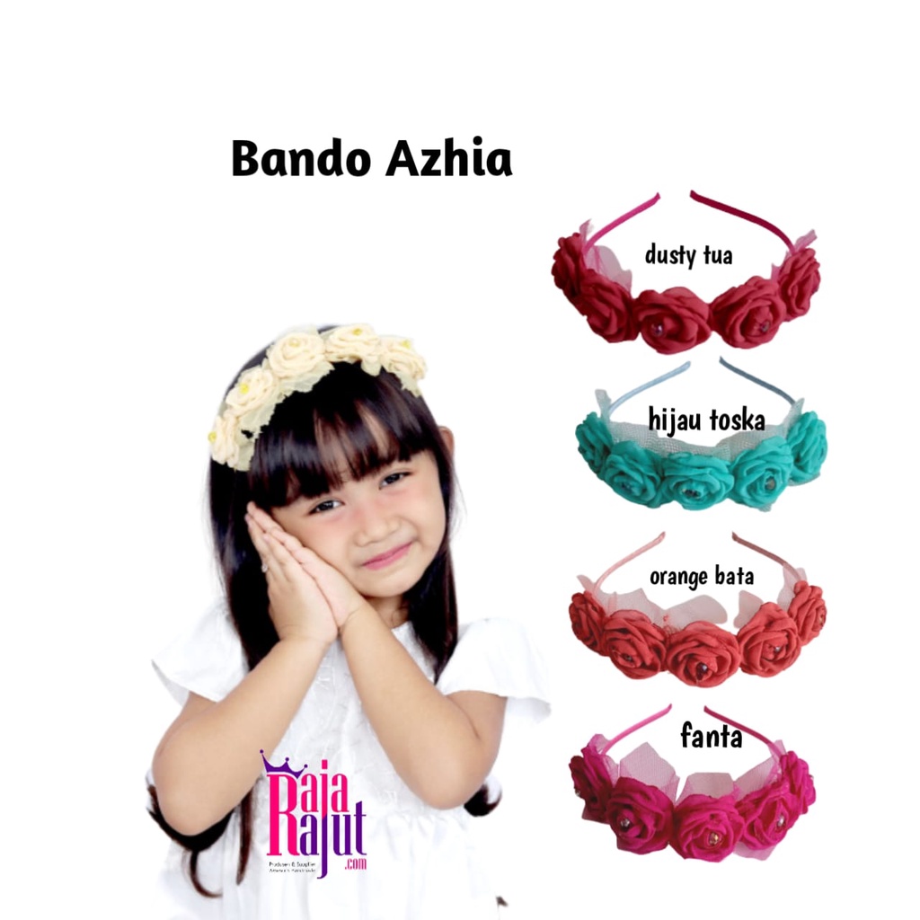 Jual Bando Azhia - Bando Bunga Bando bandana Anak Bahan stainless ...
