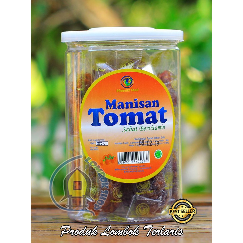 Jual Manisan Tomat Khas Lombok Toples 250 Gram | Shopee Indonesia