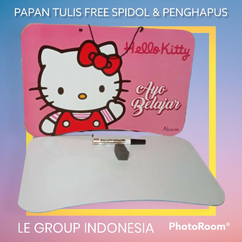 Jual PAPAN TULIS ANAK KARAKTER FREE SPIDOL DAN PENGHAPUS WHITE BOARD ...