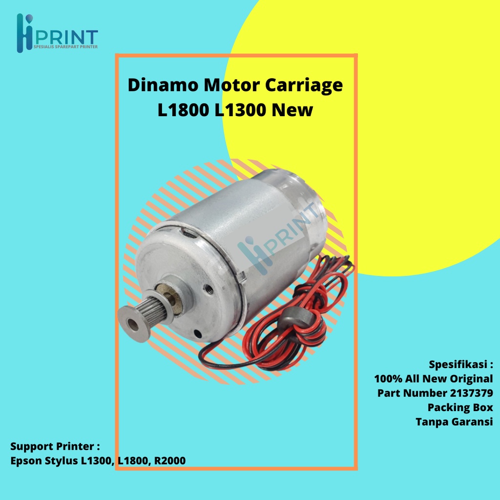 Jual Dinamo Carriage Epson L1300 L1800 R2000 Motor CR Samping New, Part ...