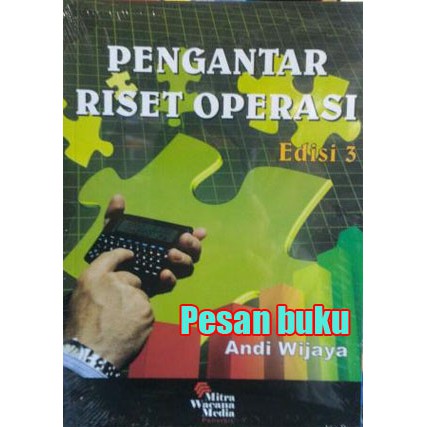 Jual Buku Pengantar Riset Operasi (Edisi 3) Oleh Andi Wijaya | Shopee Indonesia