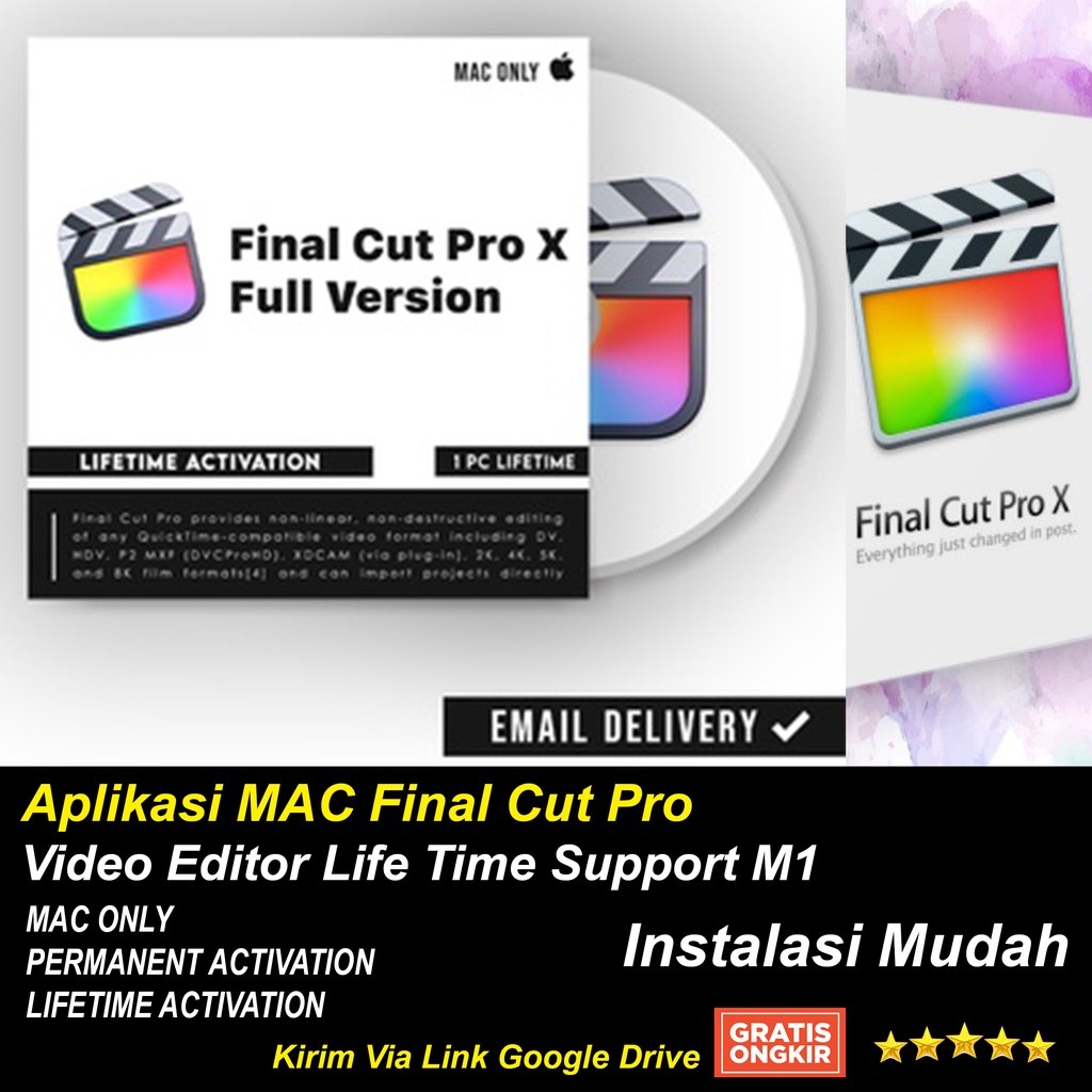 Jual Aplikasi MAC Final Cut Pro Video Editor Life Time | Shopee Indonesia