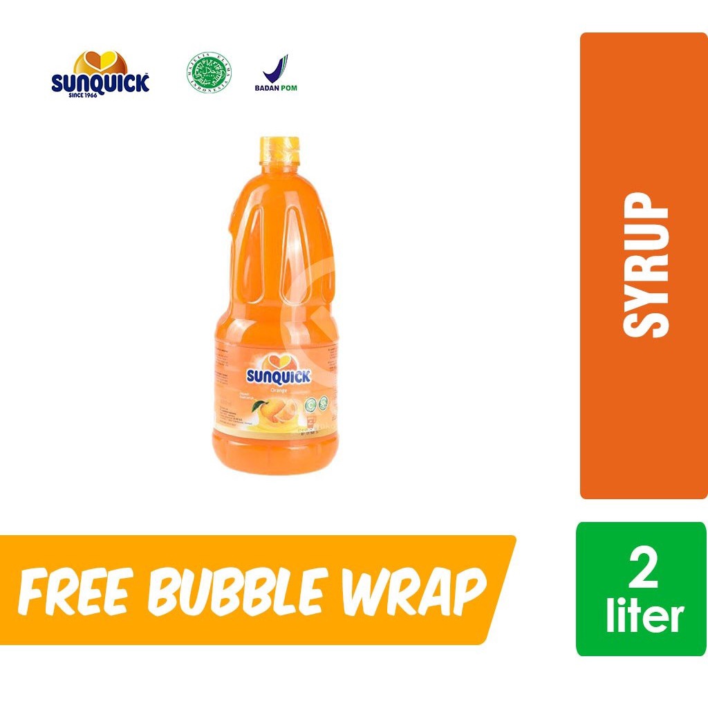 Jual Sunquick Syrup Orange 2 Liter [Super Jumbo] | Shopee Indonesia