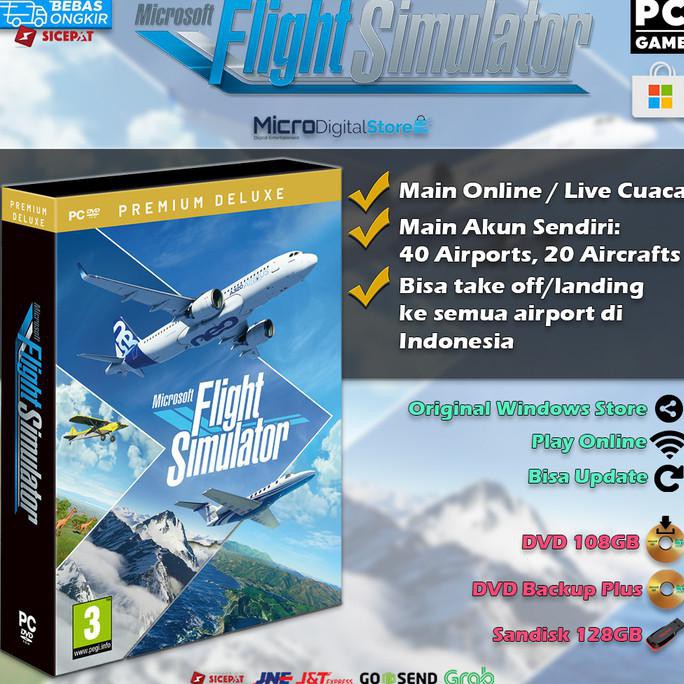 Jual Produk Terbaik] Microsoft Flight Simulator 2020 Premium Deluxe Pc ...