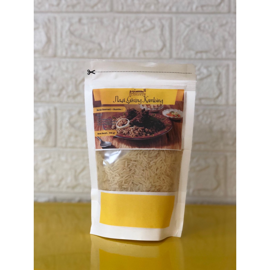 Jual BERAS BASMATI + BUMBU NASI KEBULI ELSHANUM PREMIUM / MANDHI ...