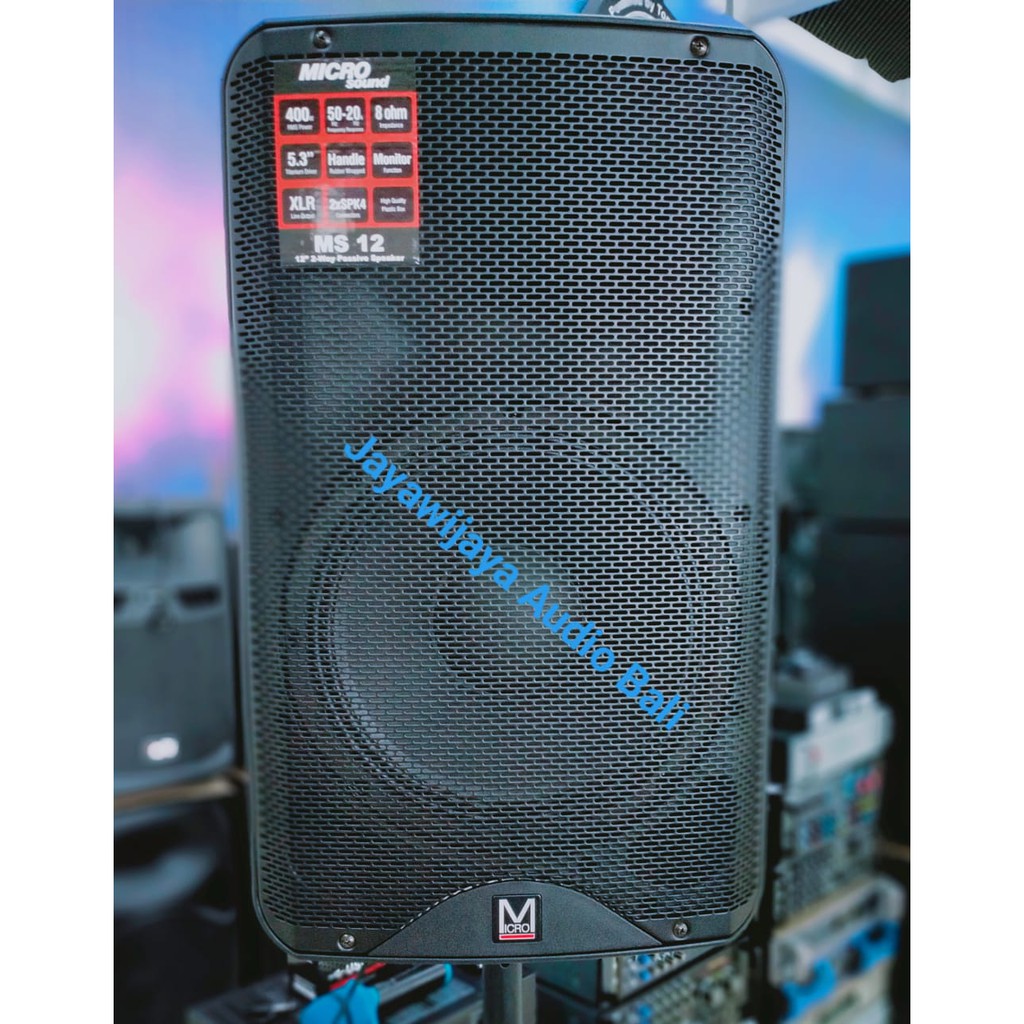 Jual Speaker 12 inch Pasif Microsound MS 12 ( Tanyakan Stok Terlebih Dahulu ) | Shopee Indonesia