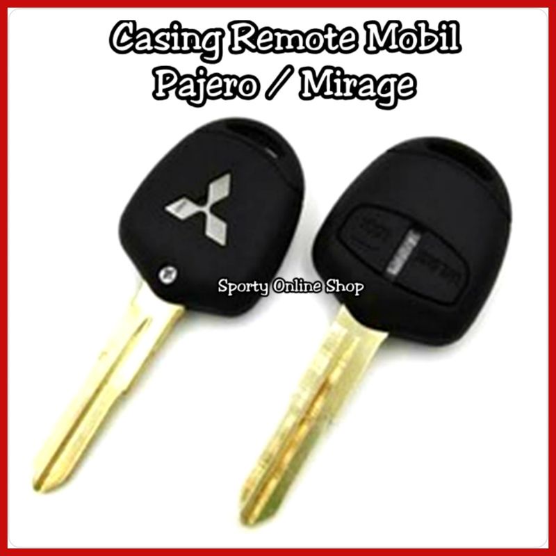 Jual Casing Remote Kunci Mobil Pajero Sport / Mirage | Shopee Indonesia