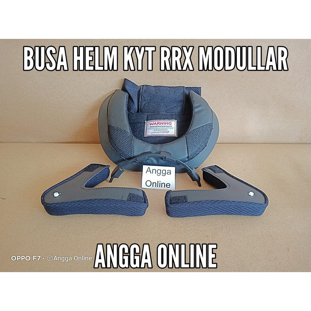 Jual PREMIUM sparepart KYT RRX MODULLAR, Busa helm, kaca helm original ...