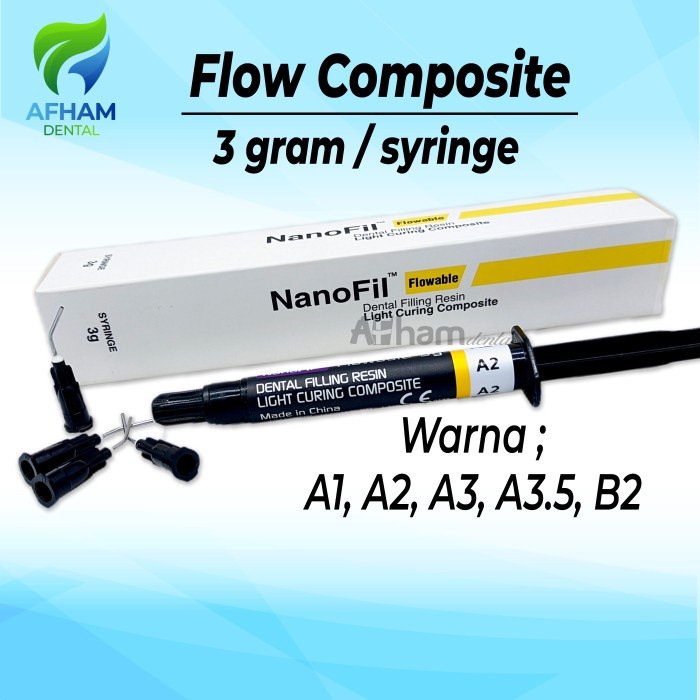Jual behel- dental composite flow flowable isi 3 gram nanofill - a3.5 ...