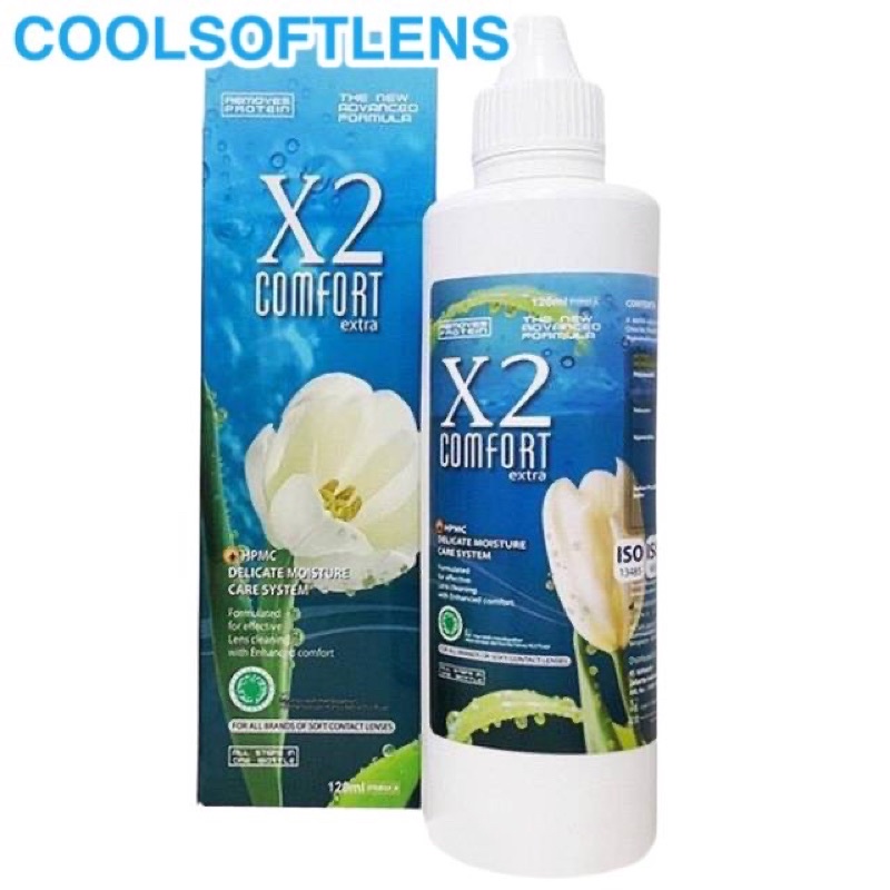 Jual (GROSIR 14.000) Air Softlens X2 120ml / Cairan Softlens X2 120 ML ...