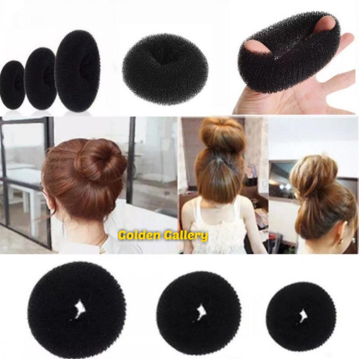Jual DONAT BUN SANGGUL CEPOL ALA KOREA HAIR BUN MAKER | Shopee Indonesia