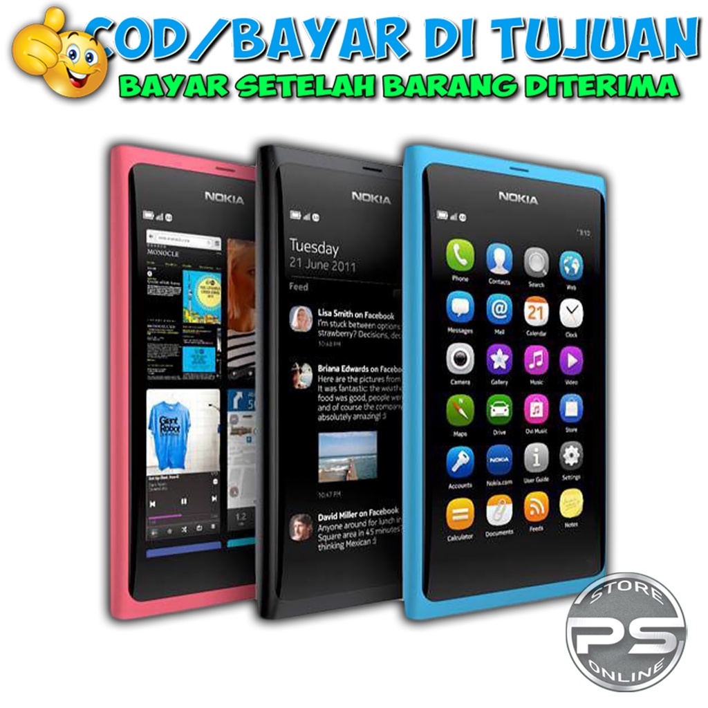 Jual HP Nokia N9 - HP Jadul - HP Layar Sentuh Symbian - Aplikasinya ...