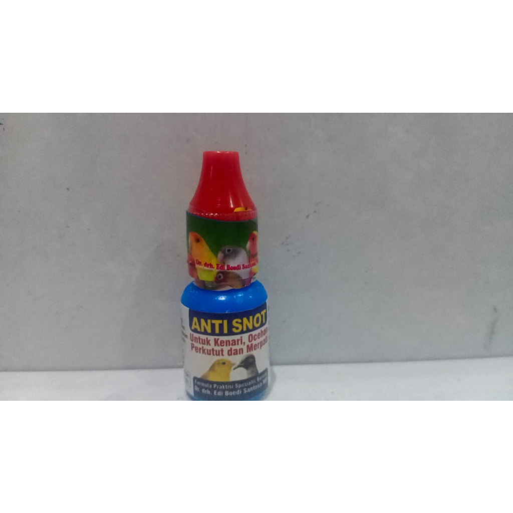 Jual ANTI SNOT DR EDHI EDI OBAT BURUNG SAKIT MATA BERLENDIR BENGKAK ...